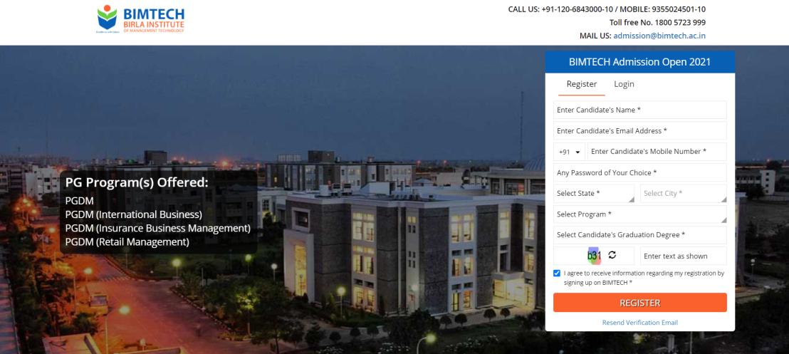 BIMTECH MBA Fees,Placements,Admission,Cut off