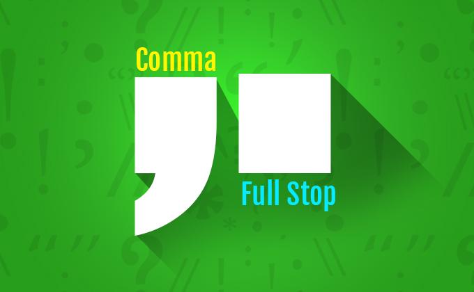 Where and How to Use Comma and Full Stop in Sentence? - MBA Rendezvous